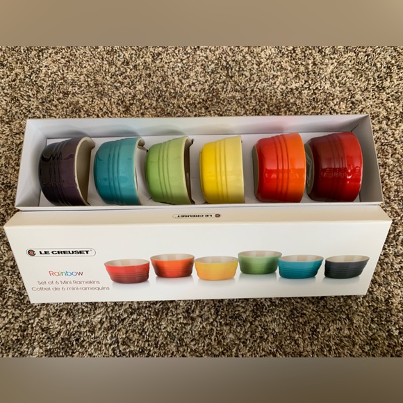 Le Creuset | Kitchen | Le Creuset Rainbow Mini Ramekins | Poshmark